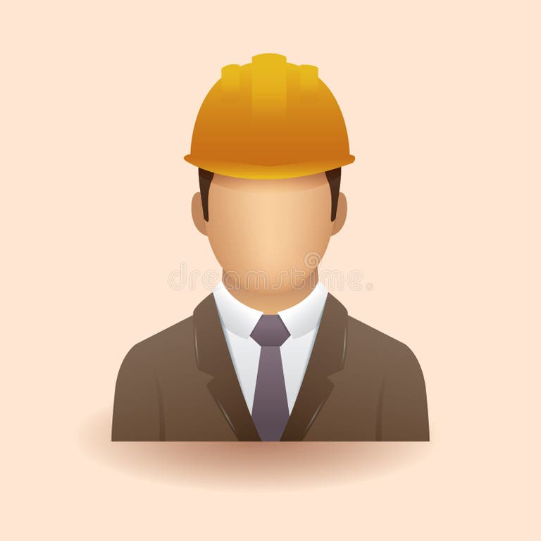 Construction Engineer. Vector Illustration Decorative Design Stock ...