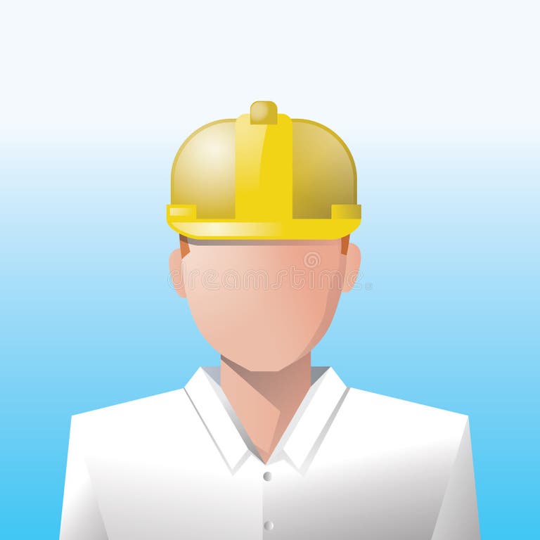 Construction Engineer. Vector Illustration Decorative Design Stock ...