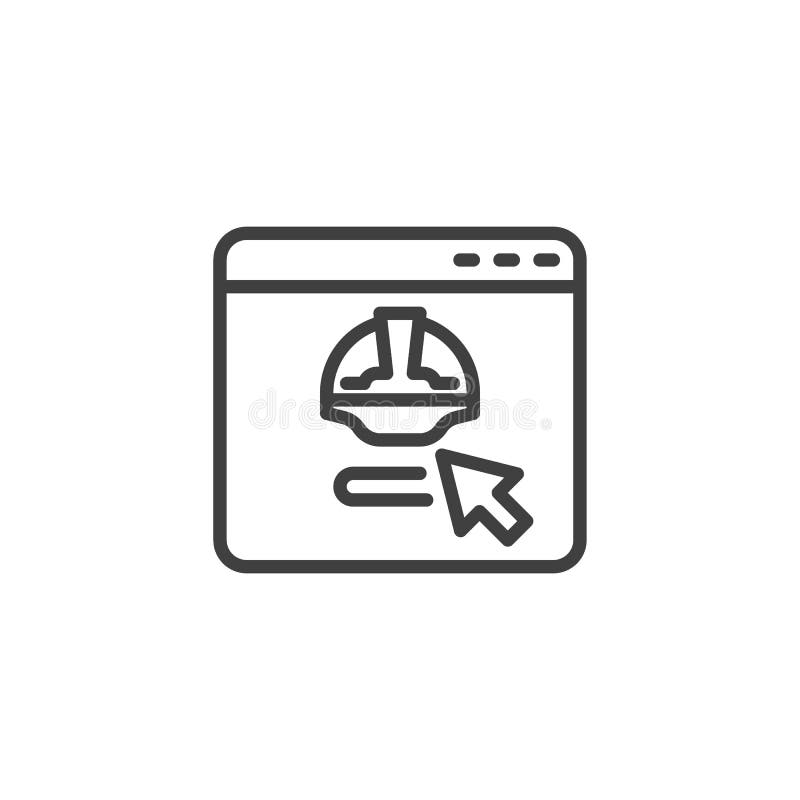 Engineering Service Line Icons Set Stock Vector - Illustration of pixel ...