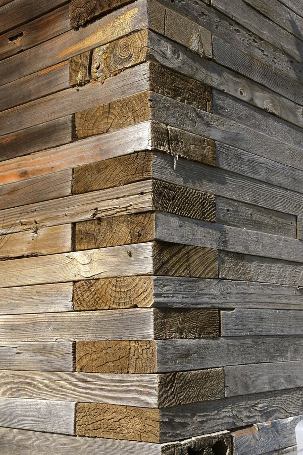 Construction and Engineering of an Old Wooden Grain Elevator Stock ...