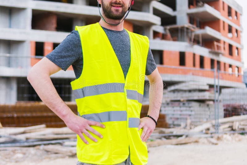 Building Construciton Worker Enginneer Stock Image - Image of ...