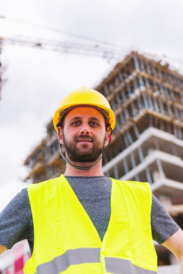 Building Construciton Worker Enginneer Stock Image - Image of worker ...