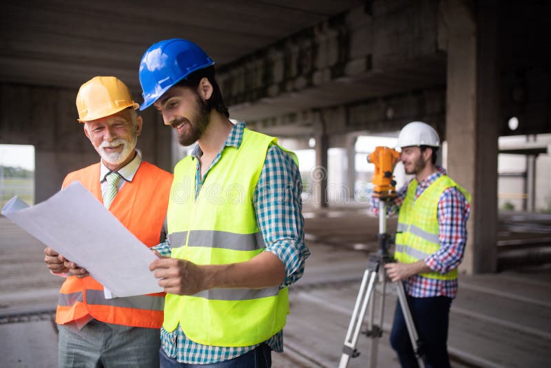 Construction Discussion stock image. Image of male, occupation - 7485951