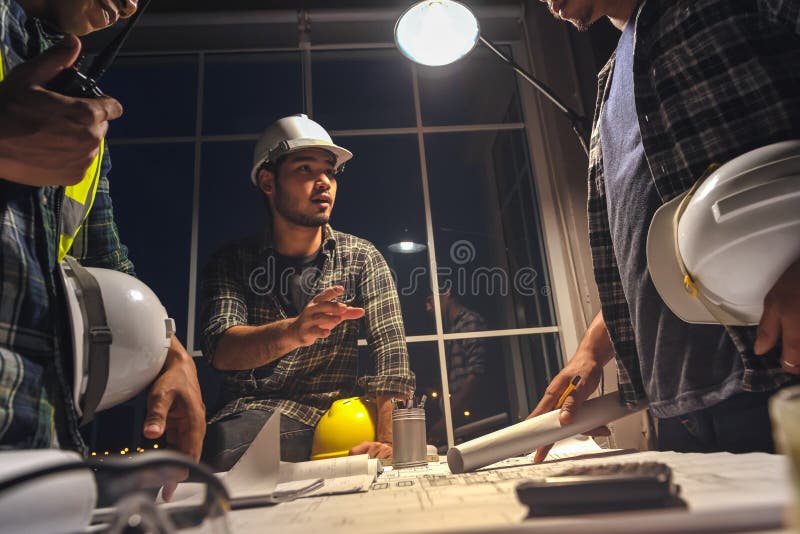 Building Design Engineering and Construction Business Stock Image ...