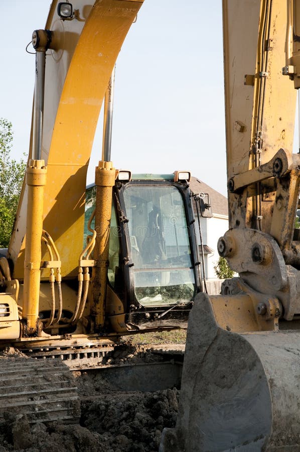 Construction equipment stock image. Image of glass, piston - 14860003