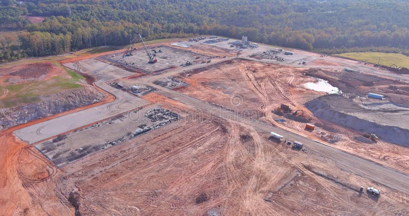 Construction Equipment that is Being Used To Build a Residential ...