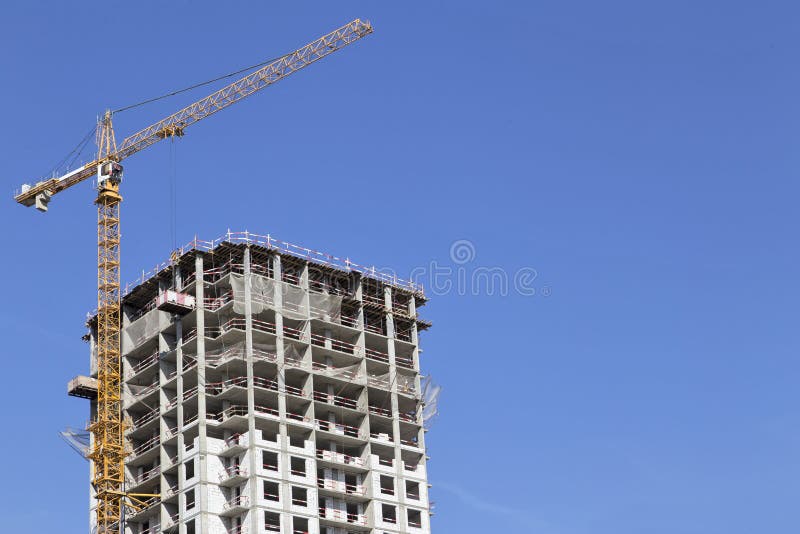 The Construction of a Multi-storey Building: Construction Crane ...