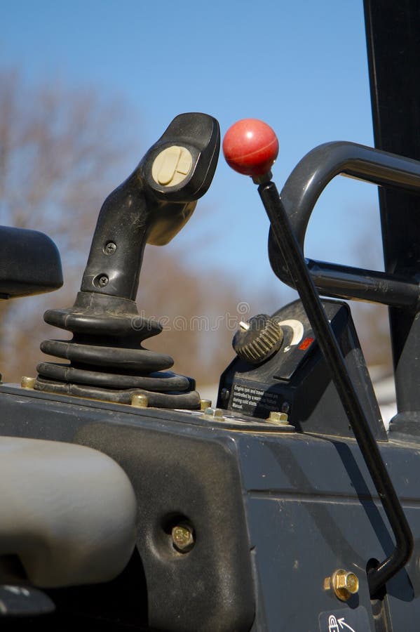 Construction Equipment Controls Stock Image - Image of equipment ...