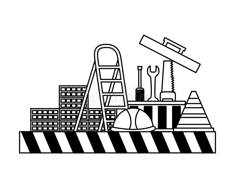 Construction Equipment Icon Stock Vector - Illustration of business ...