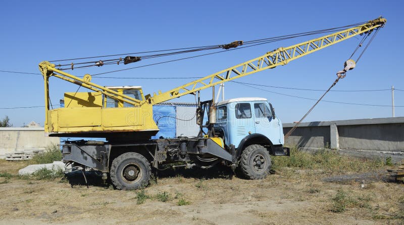 Soviet Truck Mounted Crane Stock Photos - Free & Royalty-Free Stock ...