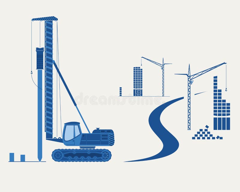 Pile Driver Stock Illustrations – 489 Pile Driver Stock Illustrations ...