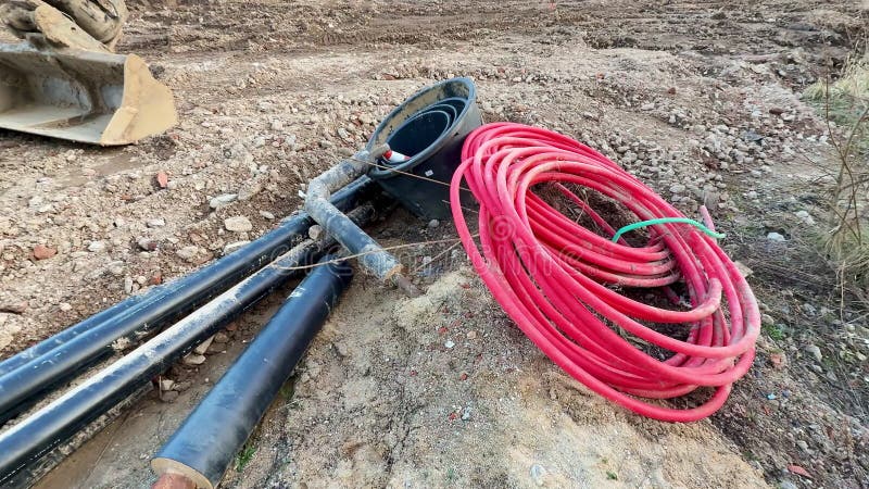Construction Equipment and Tools Being Used on the Ground for Various ...