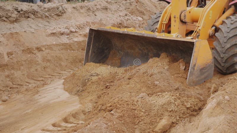 Construction Equipment at Work Effectively Moving Soil for Various ...