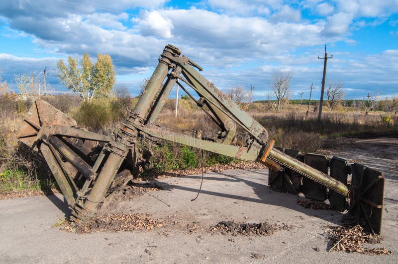 Construction for the Establishment of a Pontoon Crossing Stock Image ...