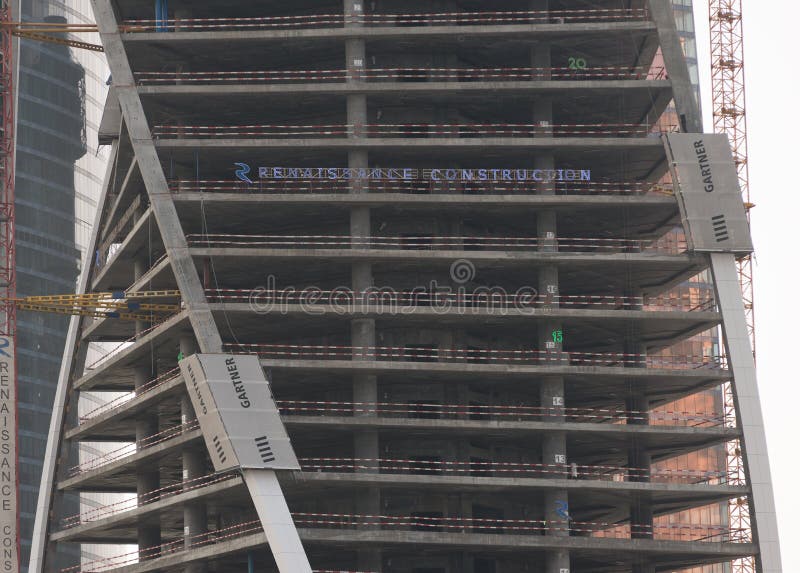 The Construction of Evolution Tower in MIBC Editorial Photo - Image of ...