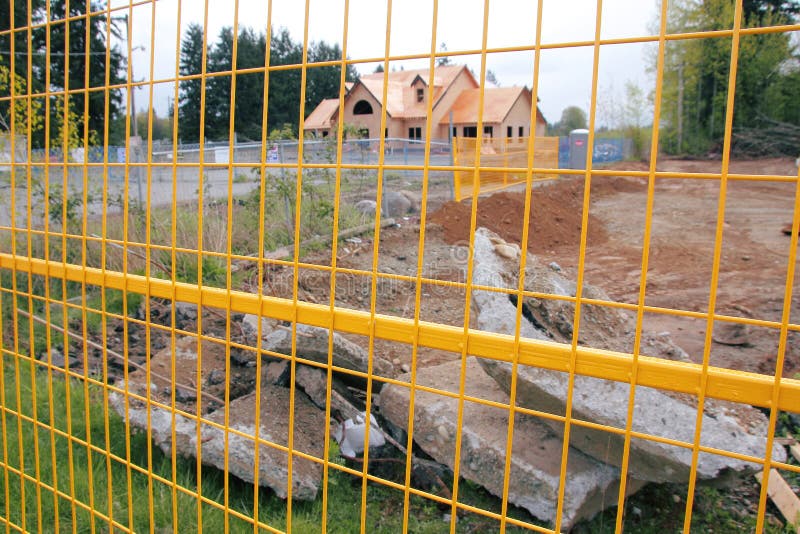 Construction Site Perimeter Fencing