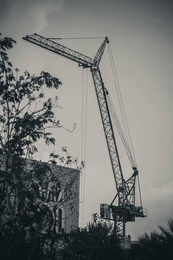 Construction Field and Building Site. Stock Photo - Image of field ...