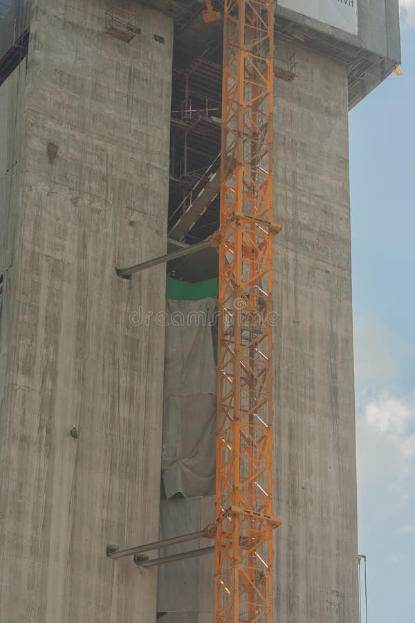 Construction Field and Building Site. Stock Photo - Image of ...