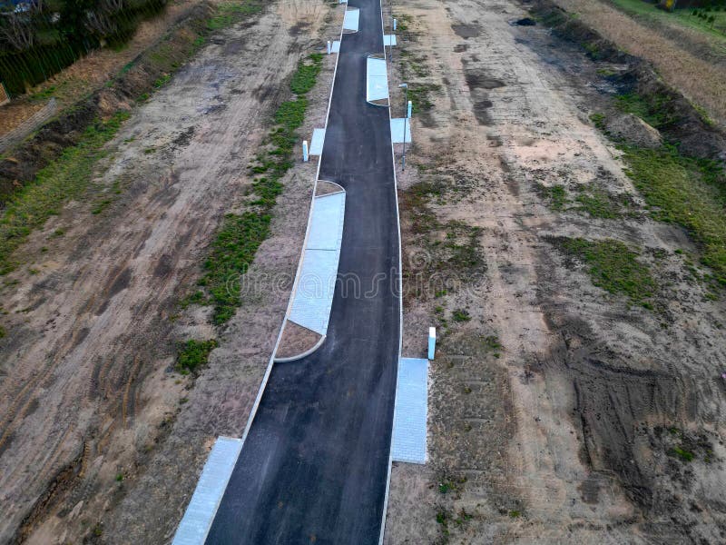 Construction in Fields on Native Soil. Where the Developer Will Bring ...