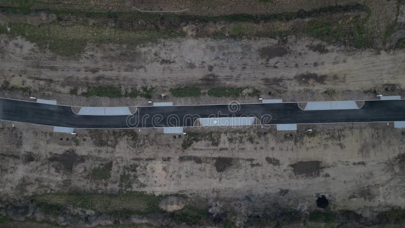 Construction in Fields on Native Soil. Where the Developer Will Bring ...