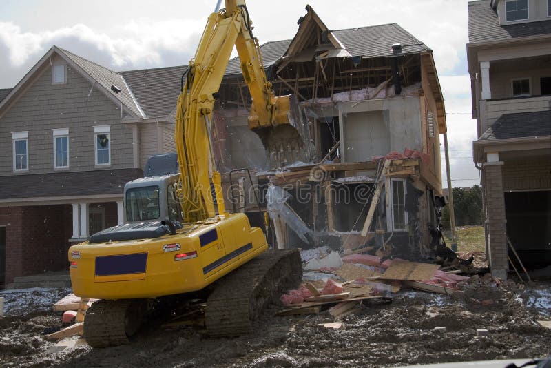 Construction after fire stock photo. Image of framing, structure - 600406