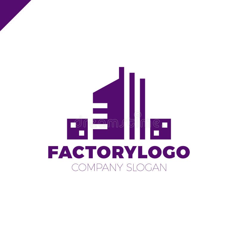 Construction Firm, Factory or Manifacture Logo or Apartment Building ... Construction Firm, Factory or Manifacture Logo or Apartment Building ...