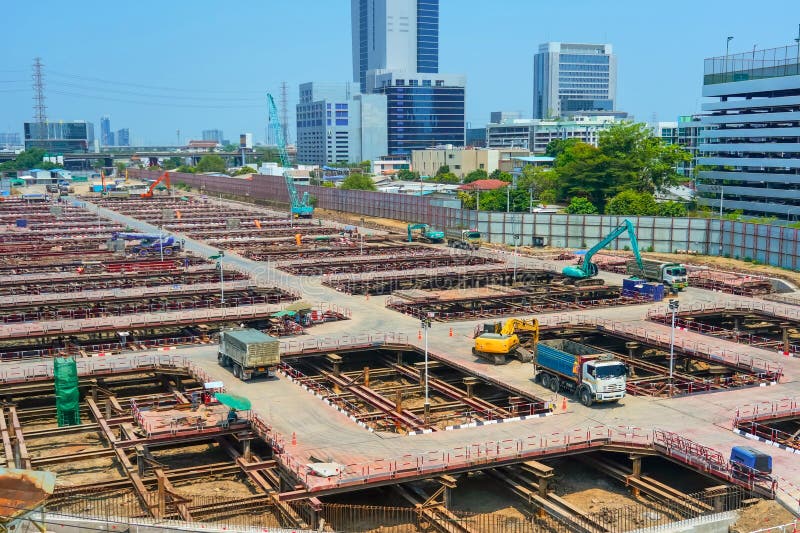 Construction First Floor Based Cement, Foundation Supports Future ...