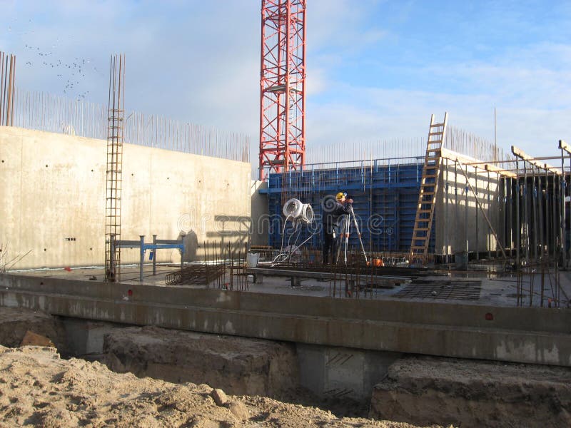 Construction of a flat stock photo. Image of room, engineering - 138820582