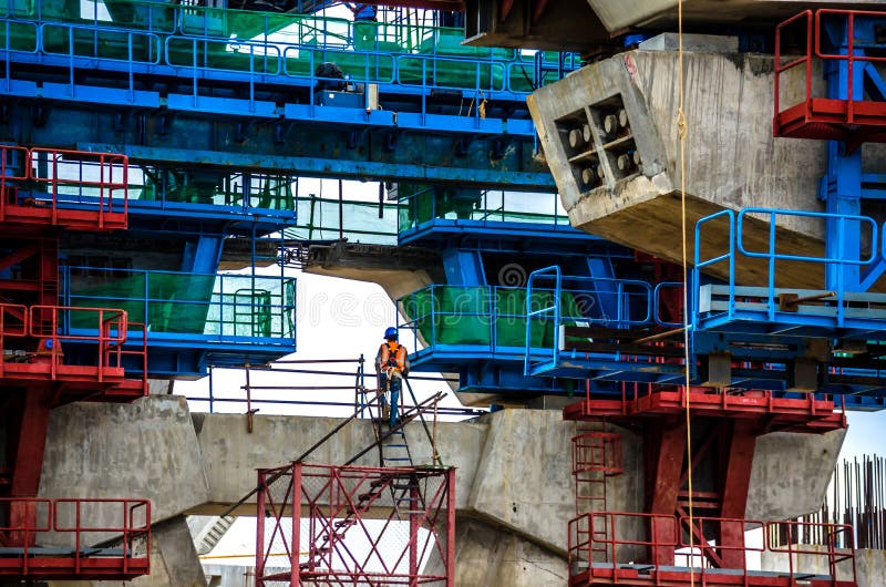 The Construction of Flyovers Stock Photo - Image of architect, building ...