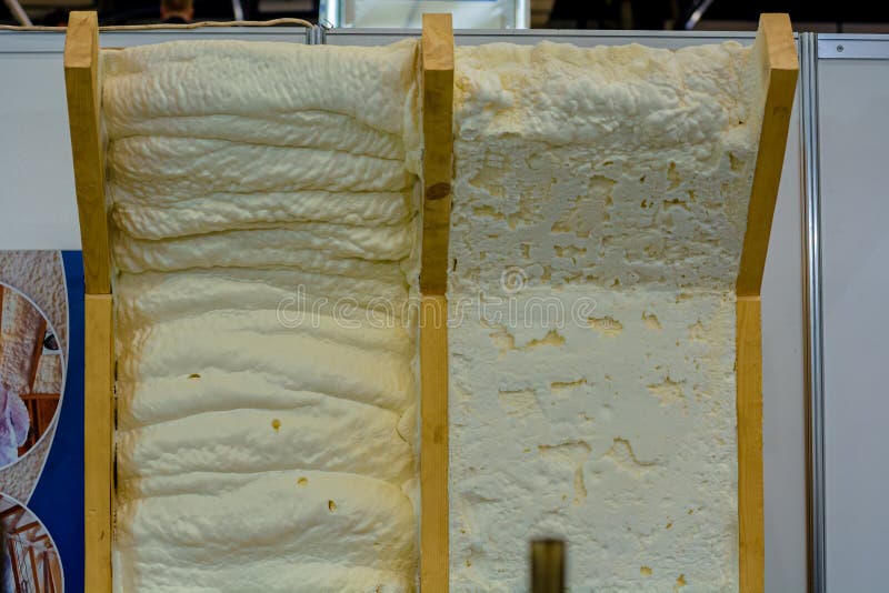 Construction Foam for Building Insulation Stock Image - Image of ...