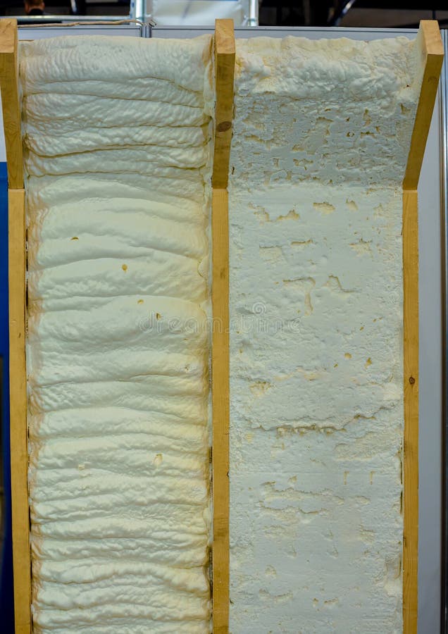 Construction Foam for Building Insulation Stock Image - Image of ...
