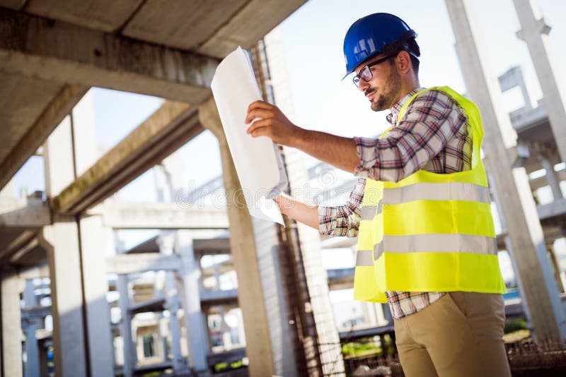 Construction Foreman stock image. Image of equipment - 10602567