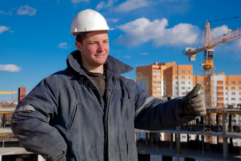 Construction Foreman Worker Stock Image - Image of hard, brigadier ...