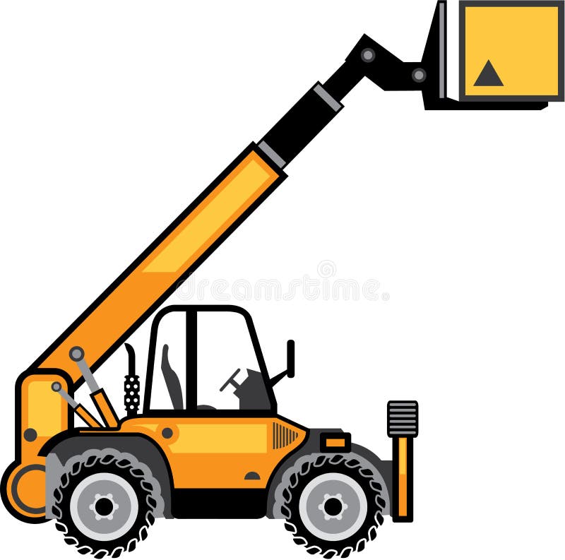 Telescopic Forklift Stock Illustrations – 617 Telescopic Forklift Stock ...