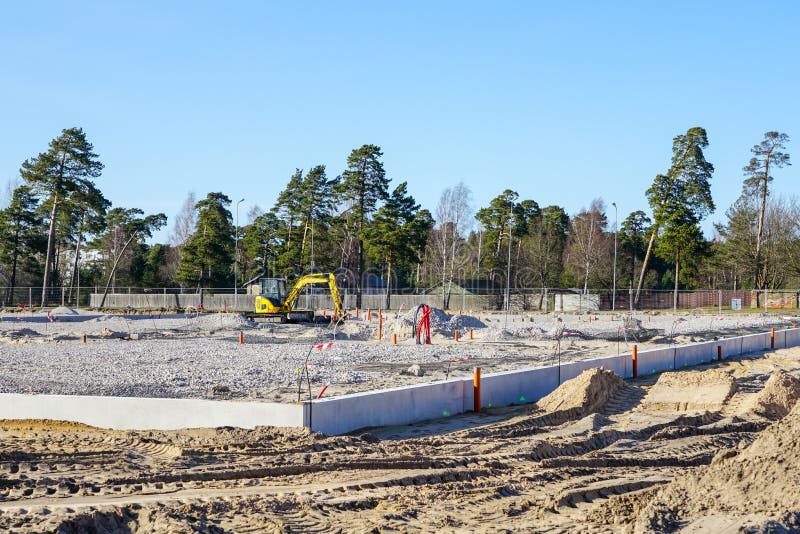 Construction of the Foundations of a Large Industrial Building on a ...