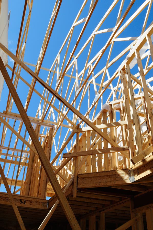 Construction Framing stock photo. Image of framing, timber - 25307460
