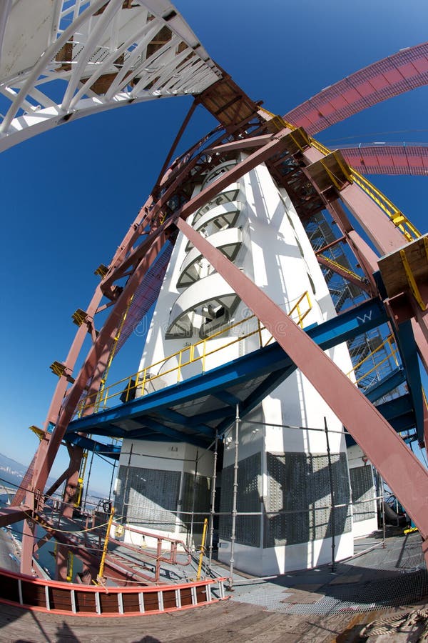 Construction Framing on the Bay Bridge Stock Image - Image of vertical ...