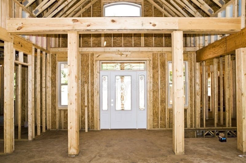 Construction/Front Door stock image. Image of architecture - 6295933