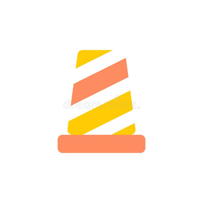 Construction Funnel Vector Icon Design Template Stock Vector ...