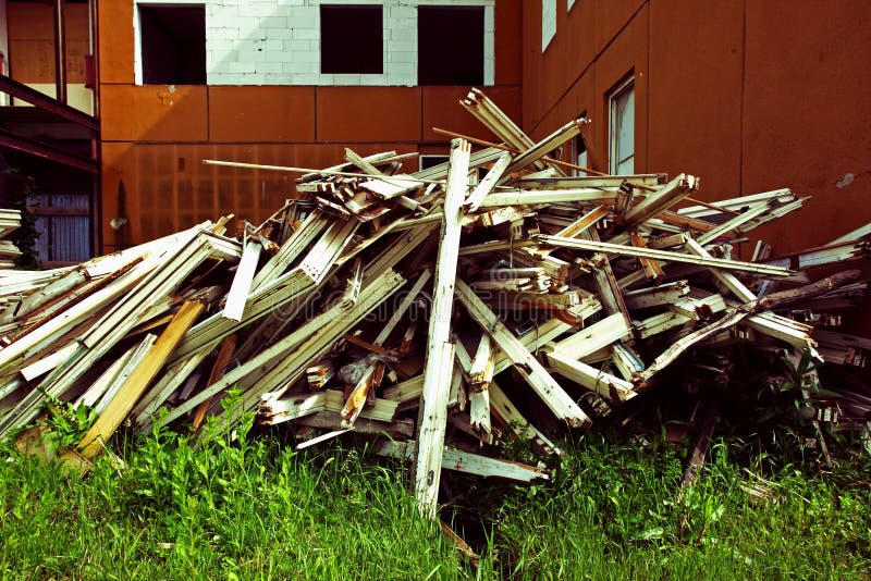 Construction garbage stock photo. Image of site, pile - 14593388