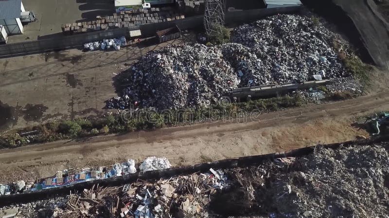 Construction Garbage Warehouse. Construction Garbage Stock Video ...