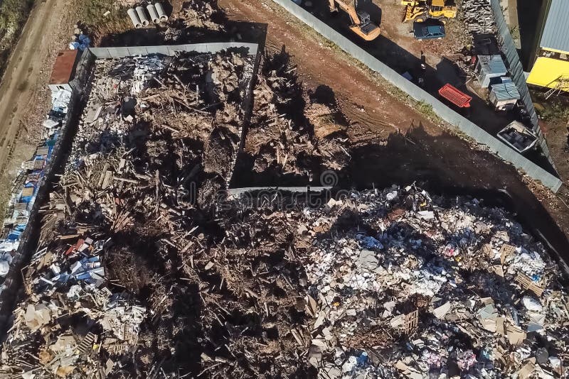 Construction Garbage Warehouse. Construction Garbage Editorial ...