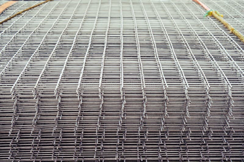 Construction Grid for Fencing and Reinforcement of Structures, Close-up ...