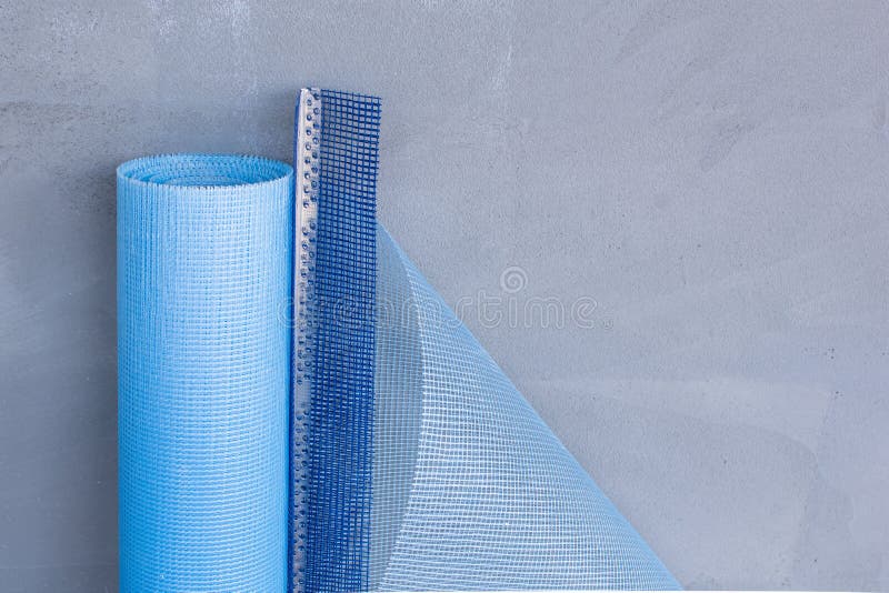 Construction Grid for Plaster Stock Photo - Image of house, residential ...