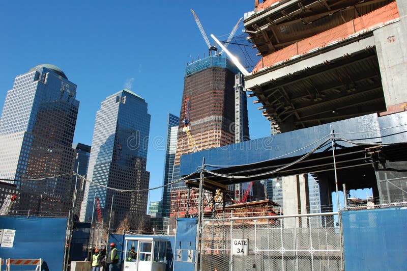 Construction at Ground Zero, New York City Editorial Photography ...