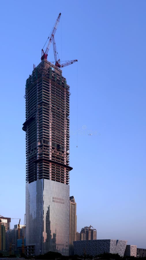 Construction of the Guangzhou East Tower Editorial Photo - Image of ...