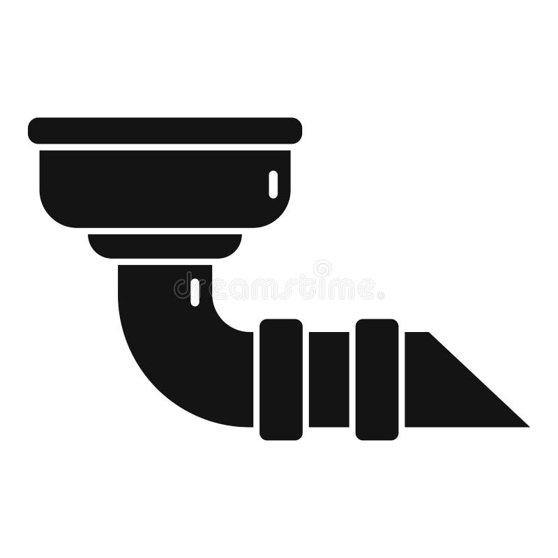 Construction Gutter Icon, Outline Style Stock Vector - Illustration of ...