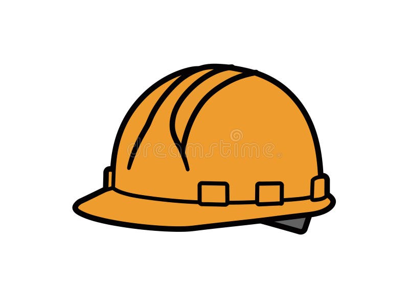 Construction Hard Hat Clip Art. Stock Vector - Illustration of ...