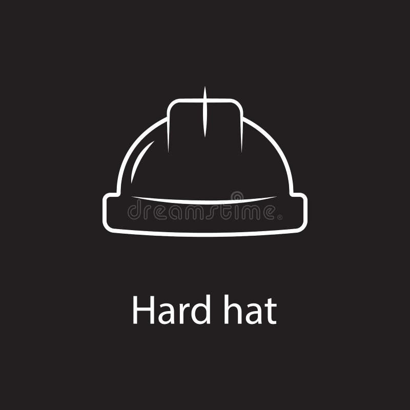 Construction Hard Hat Icon. Simple Element Illustration. Construction ...
