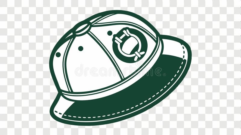Construction Hard Hat, Safety Gear Workplace Protection Vector Design ...